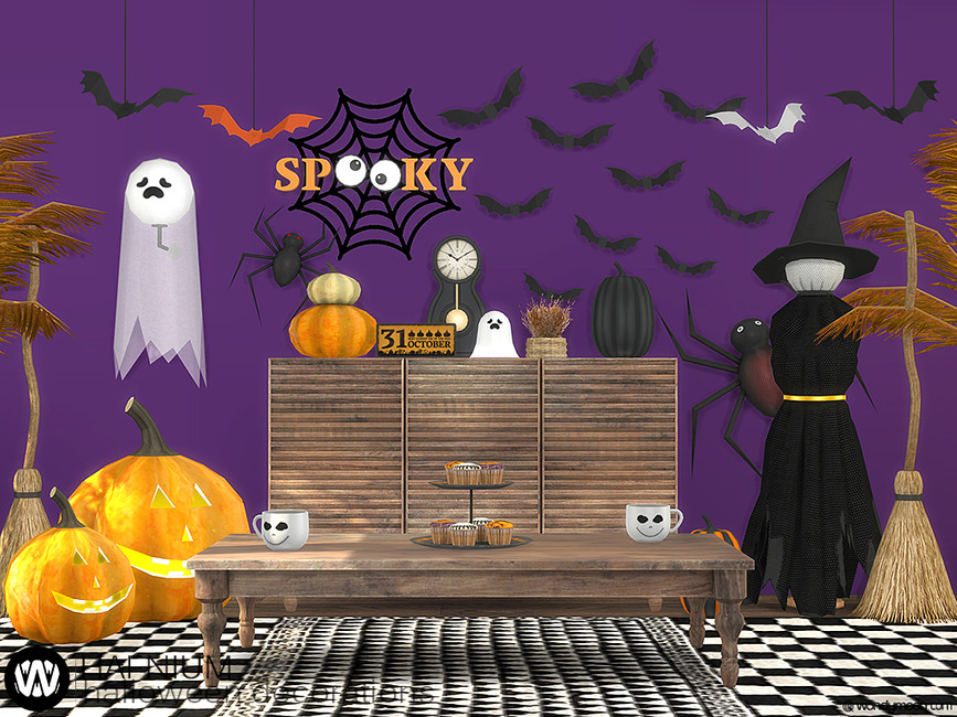 The Sims Resource - Hafnium Halloween Decorations