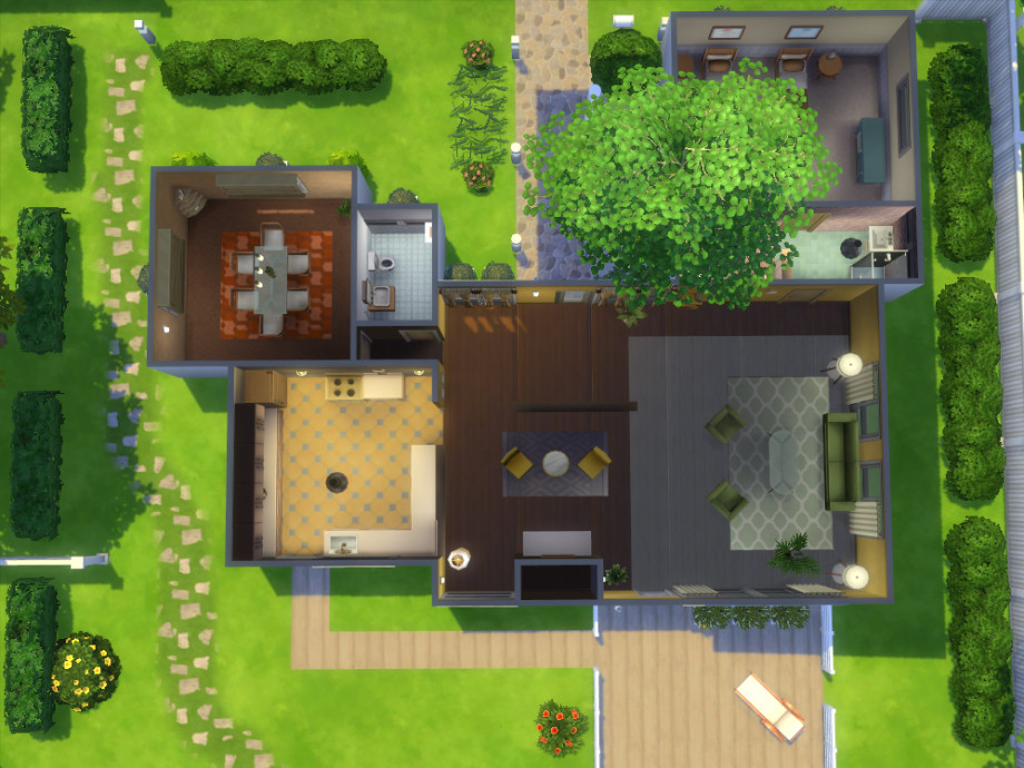 The Sims Resource | ws Fifties Vintage House