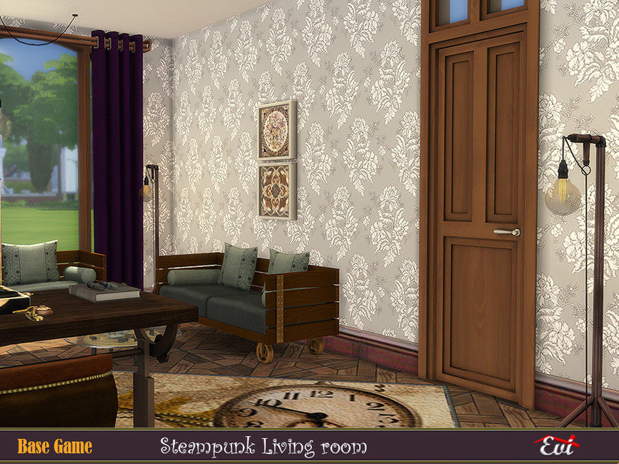 The Sims Resource - Steampunk Living room
