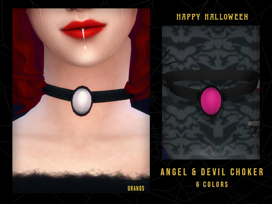 The Sims Resource - Angel & Devil Choker