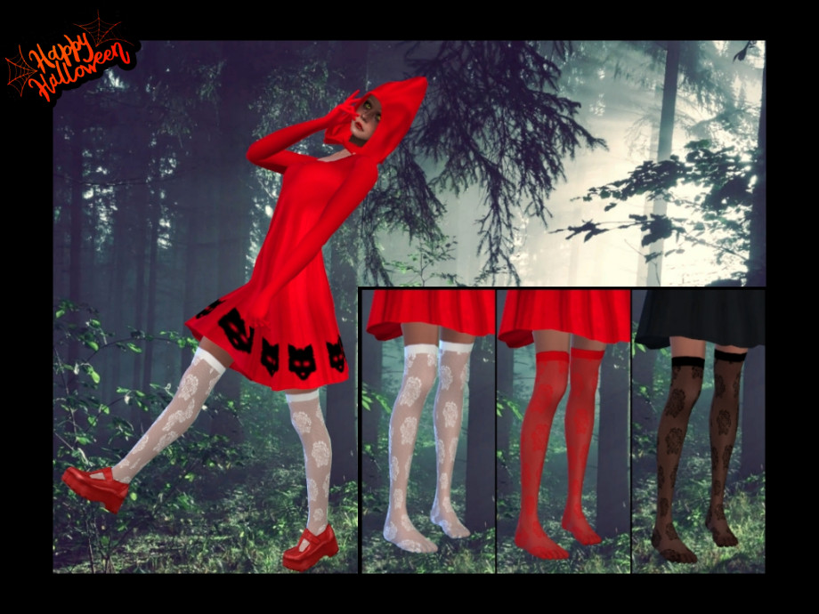 The Sims Resource | Red Hood stockings