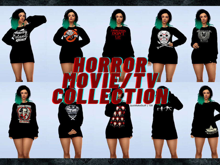 The Sims Resource | Horror Movie/TV Shirts