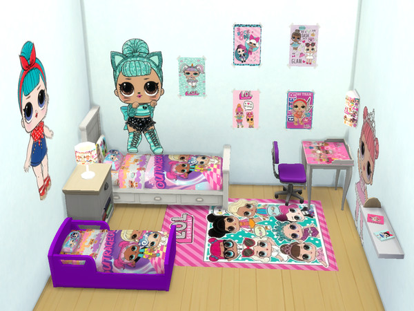 The Sims Resource | LOL bedroom