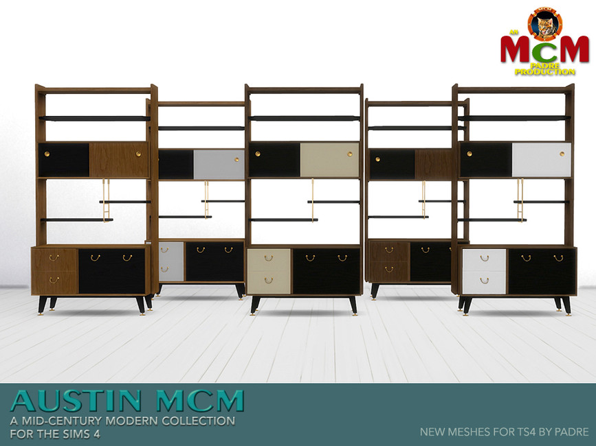 The Sims Resource - Austin MCM G Plan Librenza Room Divider