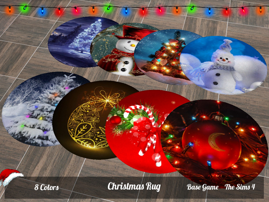 The Sims Resource | Christmas Rug