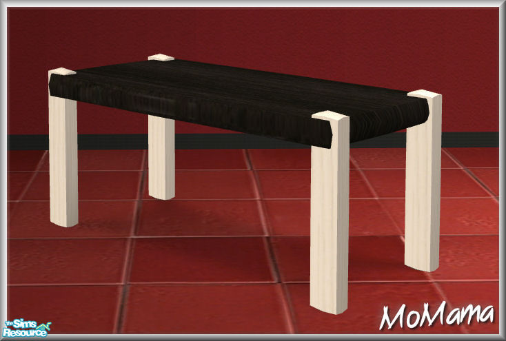 The Sims Resource - NK Broadbent DR BnW Recolor - Dining Table BnW Recolor