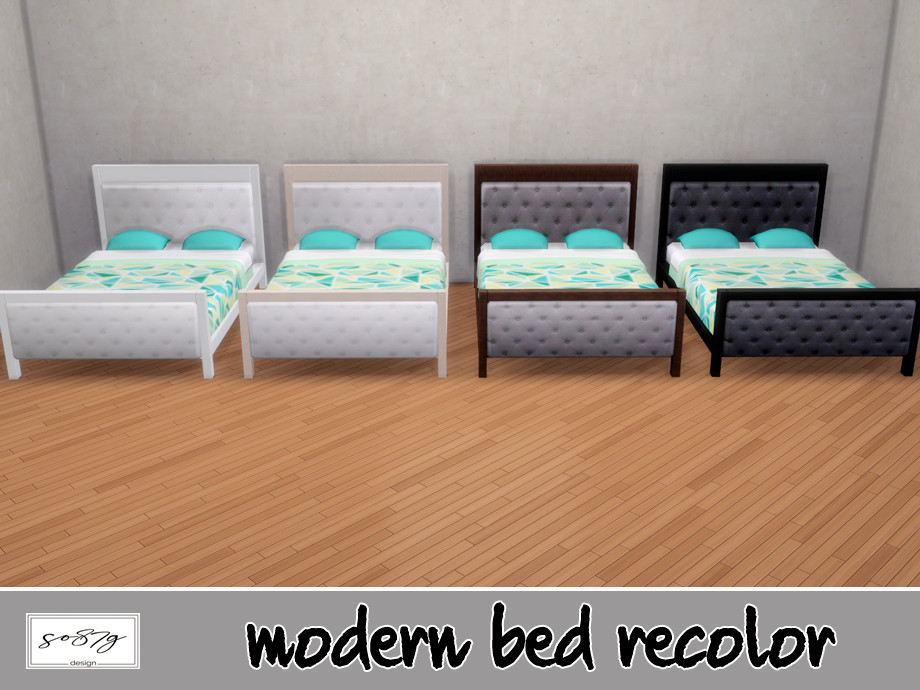 The Sims Resource - modern-bed