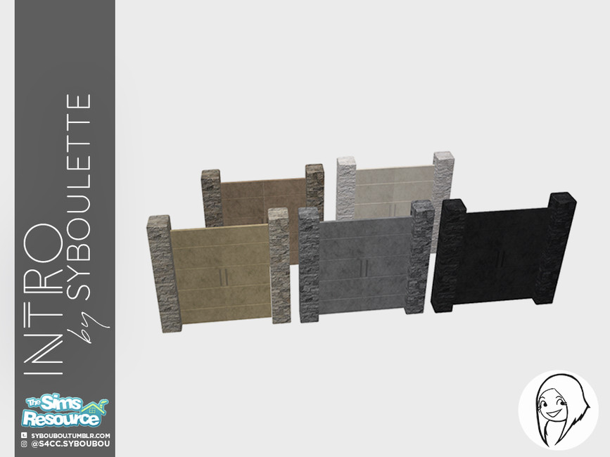 The Sims Resource - Intro - Double tall gate