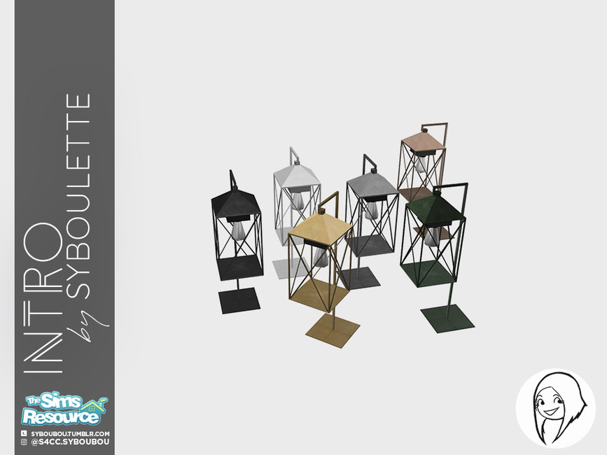 The Sims Resource - Intro - Floor outdoor lamp