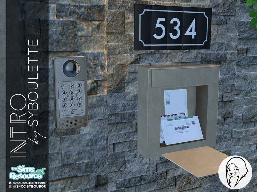 The Sims Resource - Intro - Wall mailbox