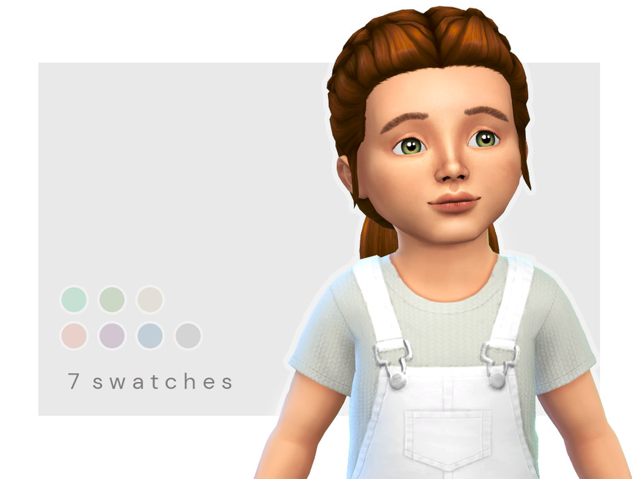The Sims Resource | Comfy Toddler Overalls 01