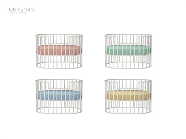 The Sims Resource | [Lily nursery] - baby crib (deco)
