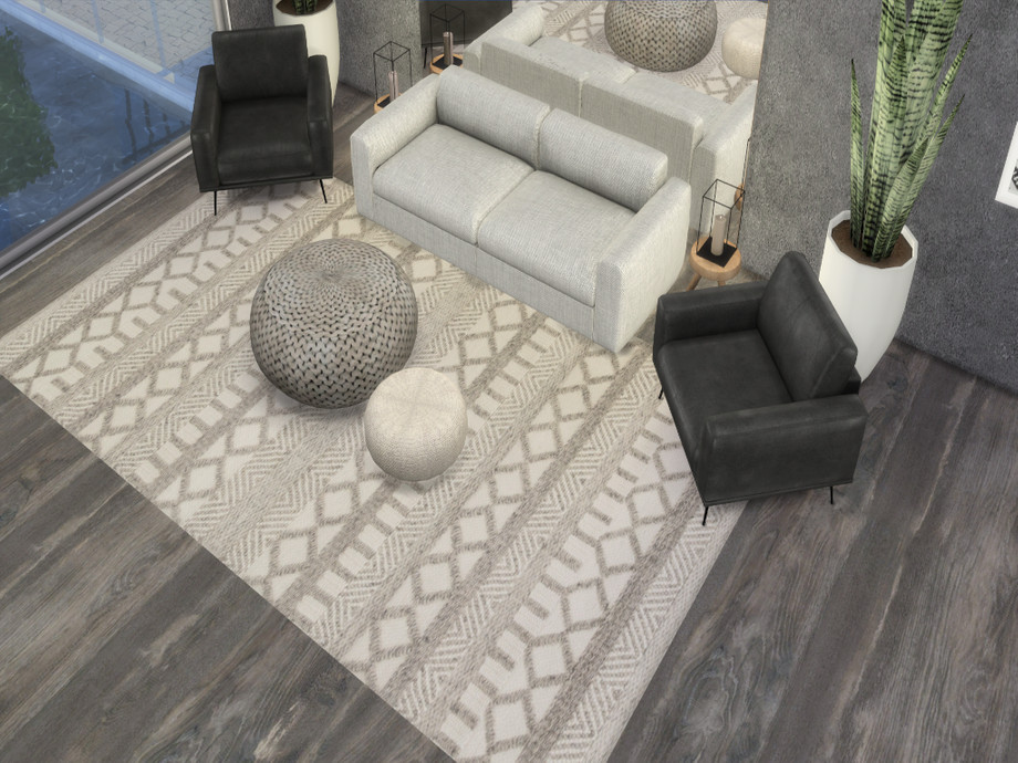 The Sims Resource | Large woven rug
