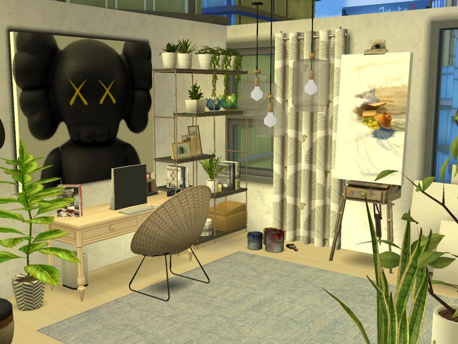 The Sims Resource | Kaws painting by Cam