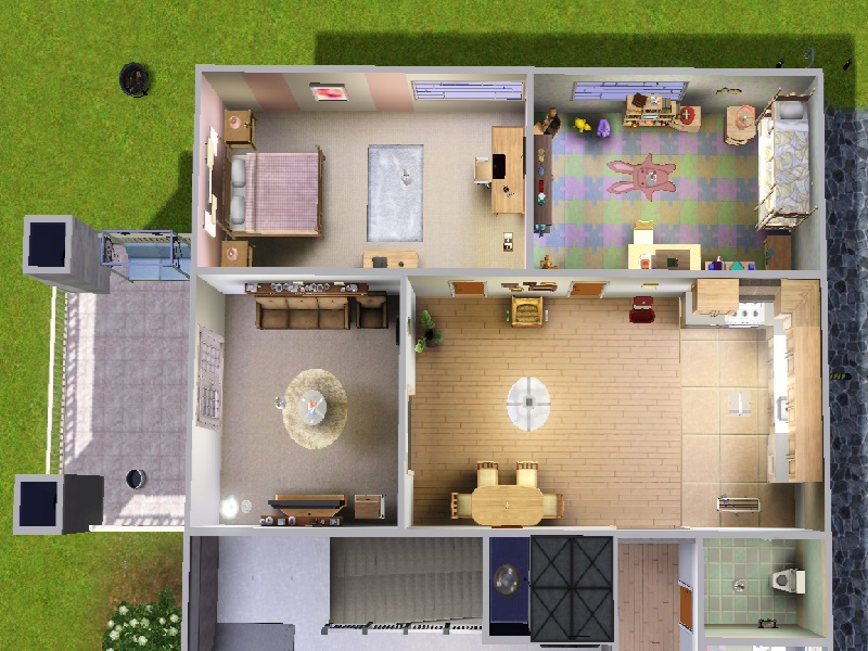 The Sims Resource | Small apartment building
