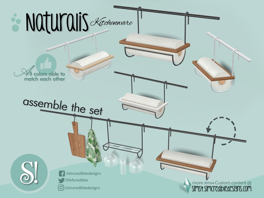 The Sims Resource - Naturalis wall kitchen paper towel