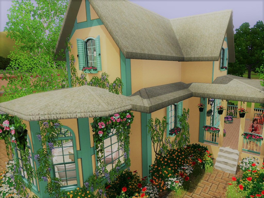 The Sims Resource - Cottage no cc Riverview