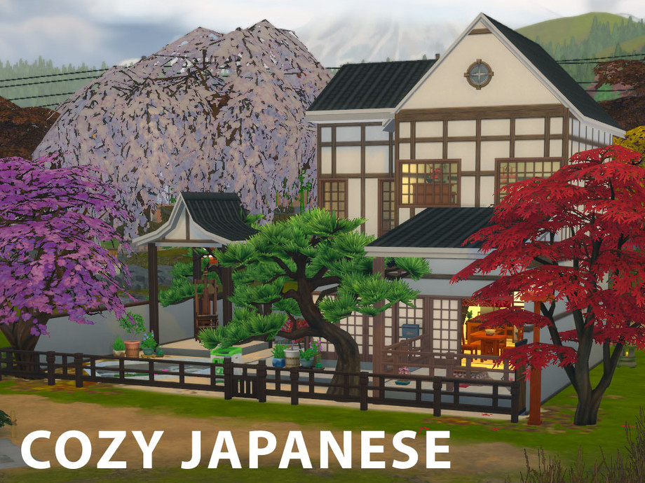 The Sims Resource | 2-4-1 Cozy Japanese Home