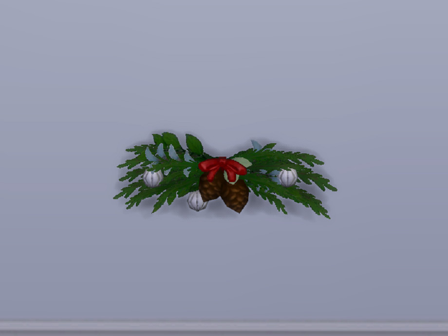 The Sims Resource | Christmas Garland. Holiday Pack Required.