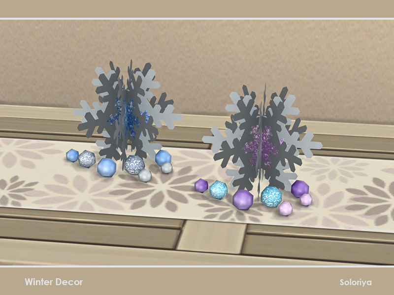 The Sims Resource | Winter Decor. Snowflake