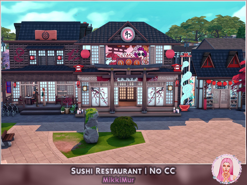 The Sims Resource - Sushi Restaurant
