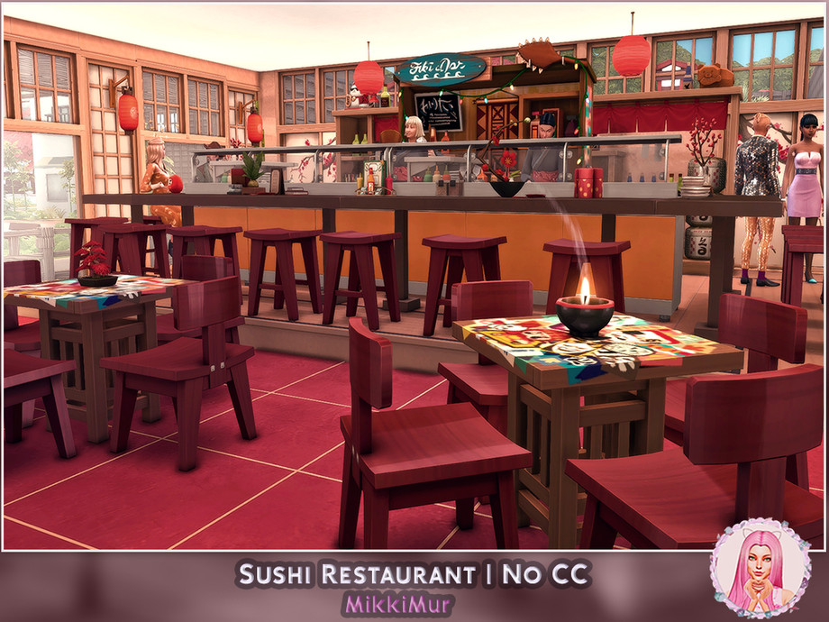 The Sims Resource | Sushi Restaurant