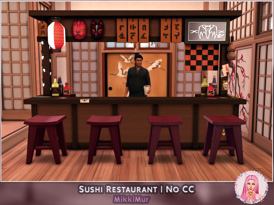 The Sims Resource | Sushi Restaurant