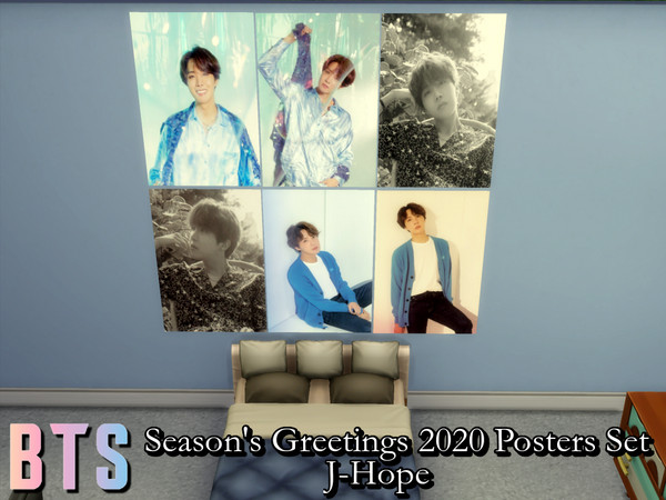 The Sims Resource | BTS Season's Greetings 2020 Posters Set 4 ...