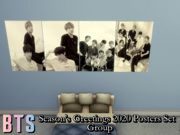 The Sims Resource | BTS Season's Greetings 2020 Posters Set 9 ...