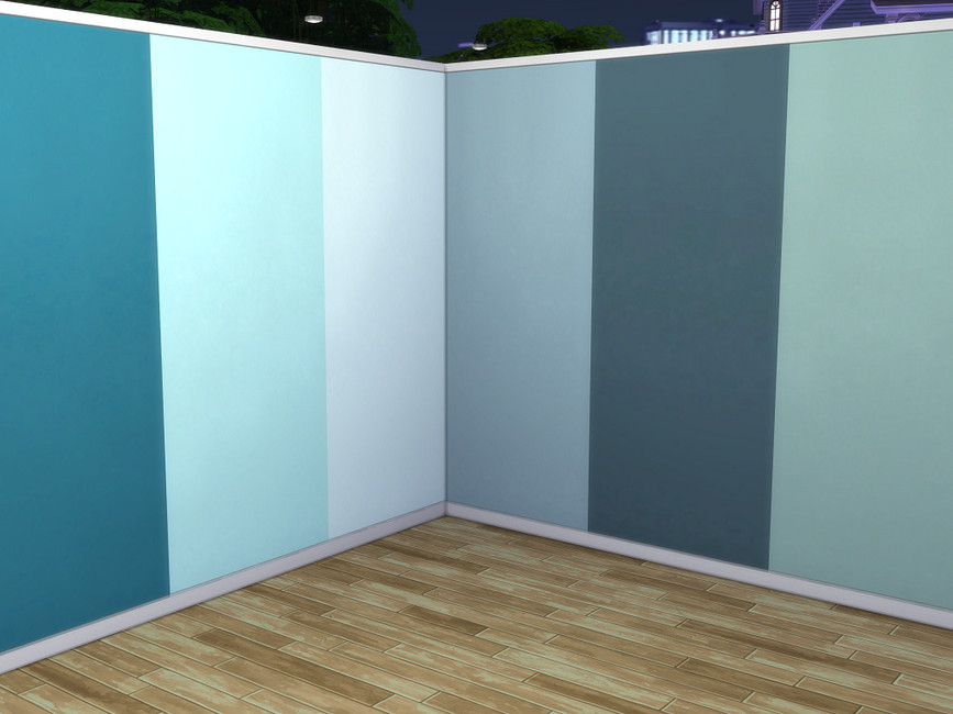 The Sims Resource - Roob's Blue Wall Paints