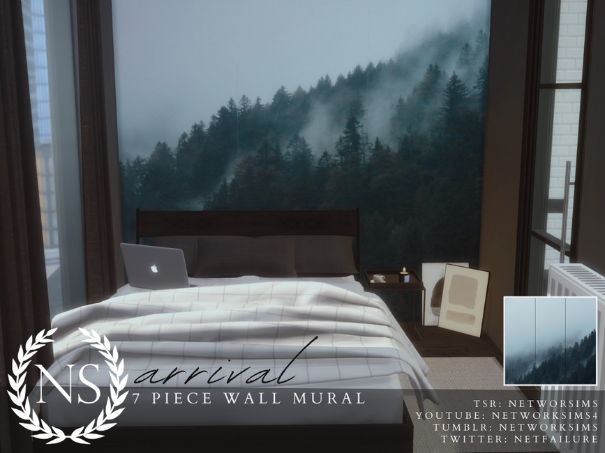 The Sims Resource - Arrival Wall Mural - Networksims