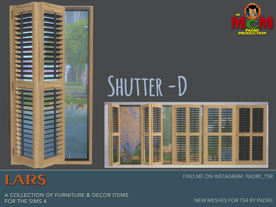 The Sims Resource - Lars Living Room - Plantation Shutters - D