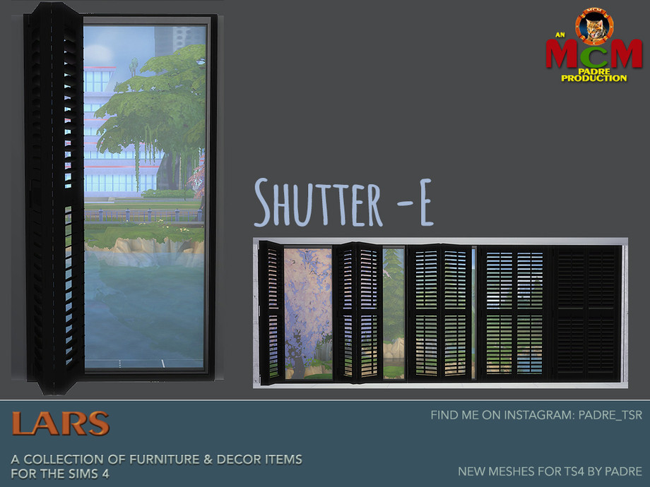 The Sims Resource - Lars Living Room - Plantation Shutters - E