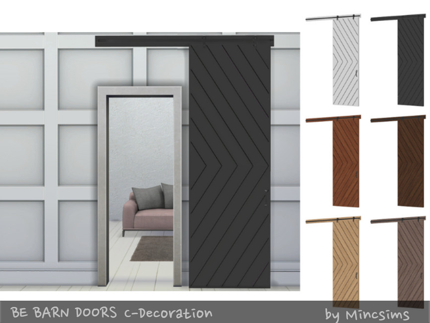 The Sims Resource - Be Barn Door C Deco