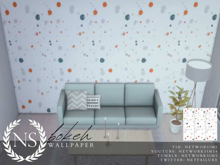 The Sims Resource - Bokeh Wallpaper - Networksims