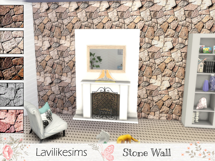 The Sims Resource - Stone Wall