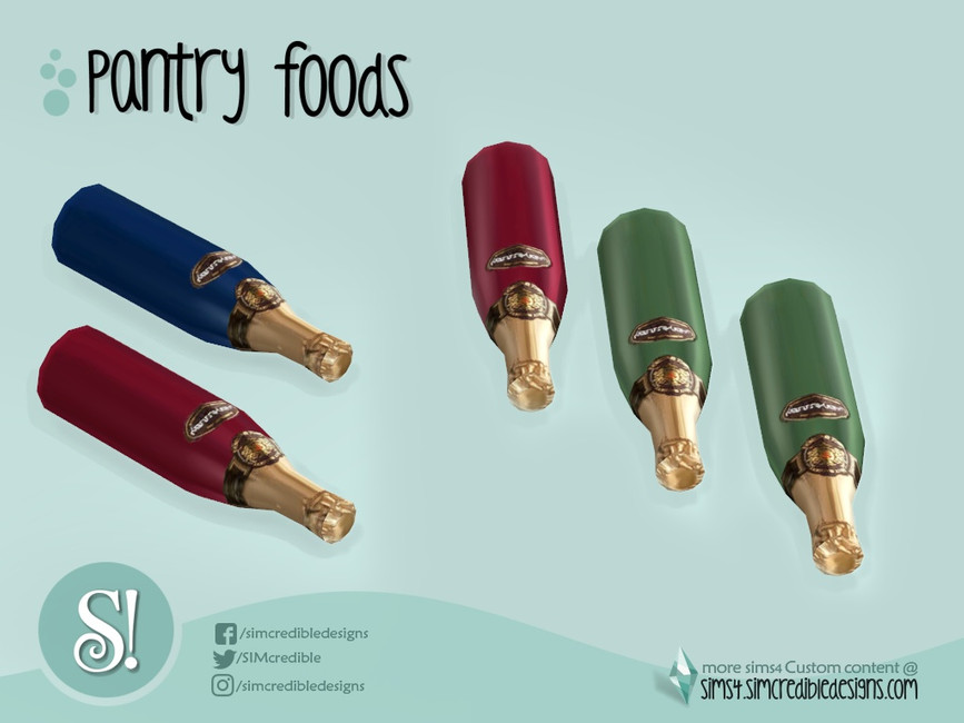 The Sims Resource - Naturalis Pantry Bottle Champagne
