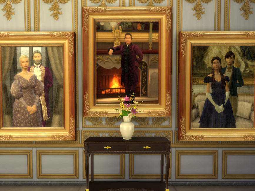 The Sims Resource - 18th Century Portraits Set 1