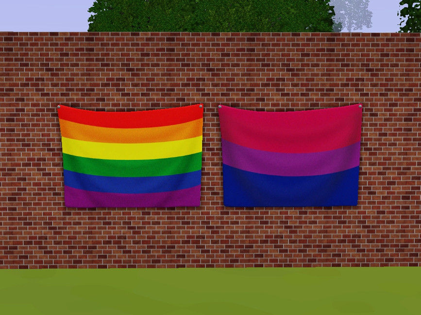 The Sims Resource - [Antlered] Pride Flags v1