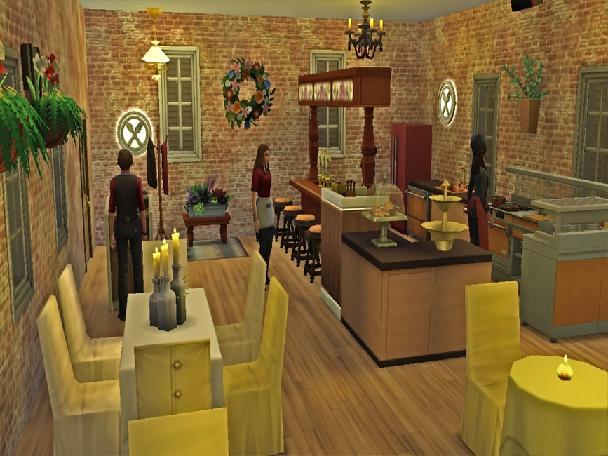 The Sims Resource - Italian restaurant