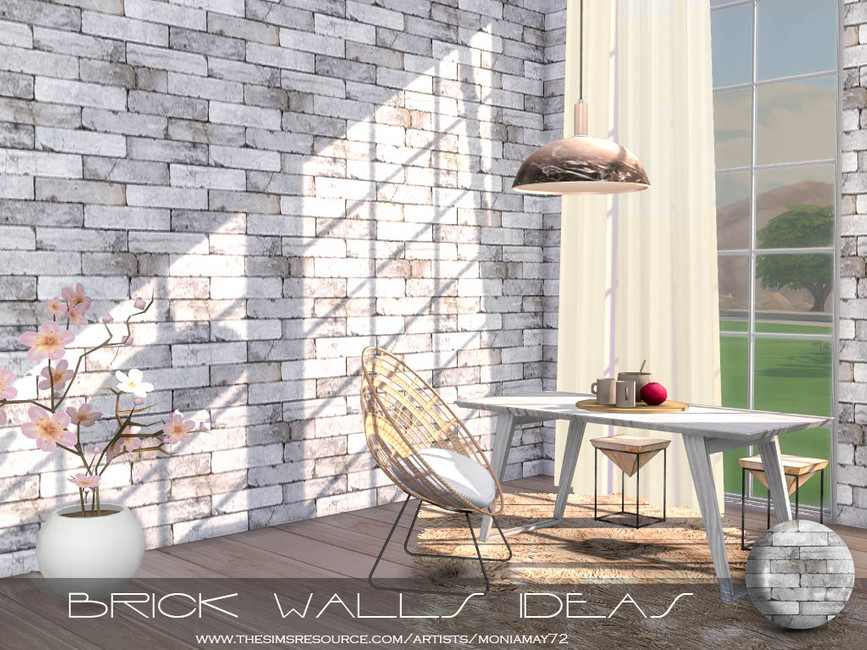 The Sims Resource - Brick Walls Ideas