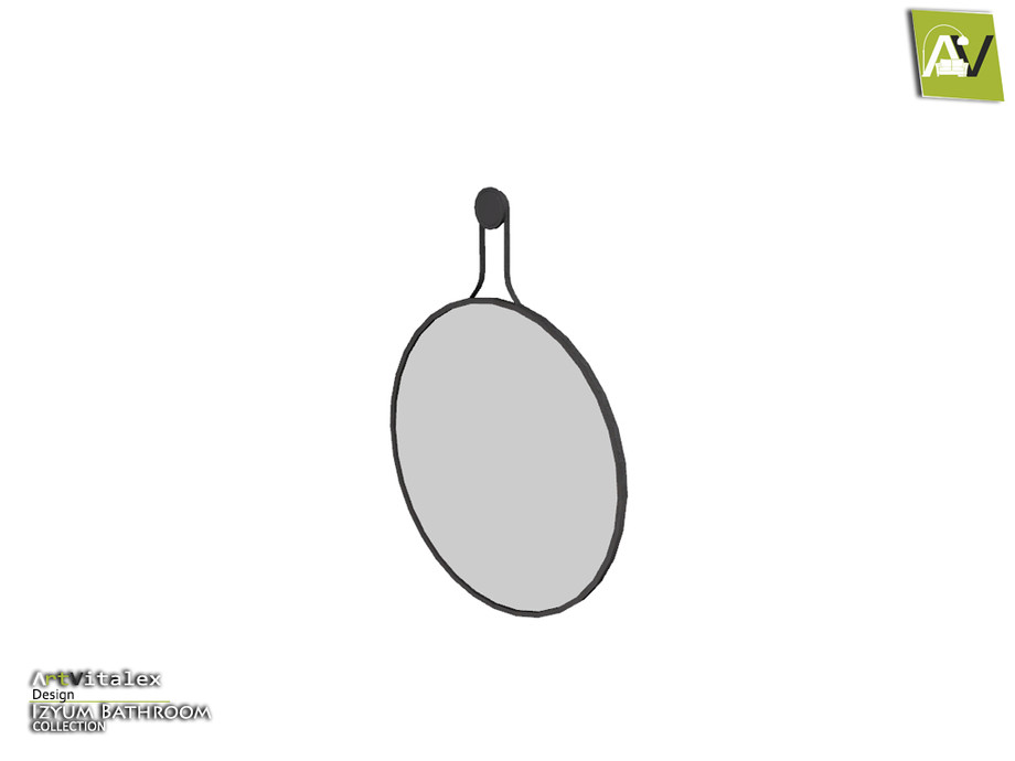 The Sims Resource - Izyum Round Mirror