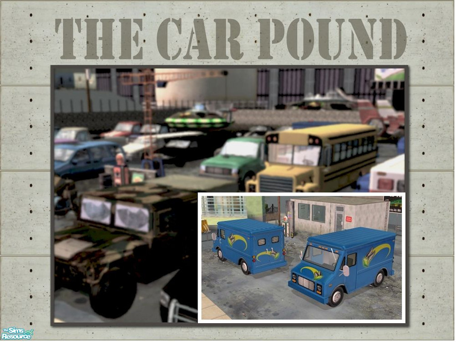 The Sims Resource | Decorative Delivery Truck