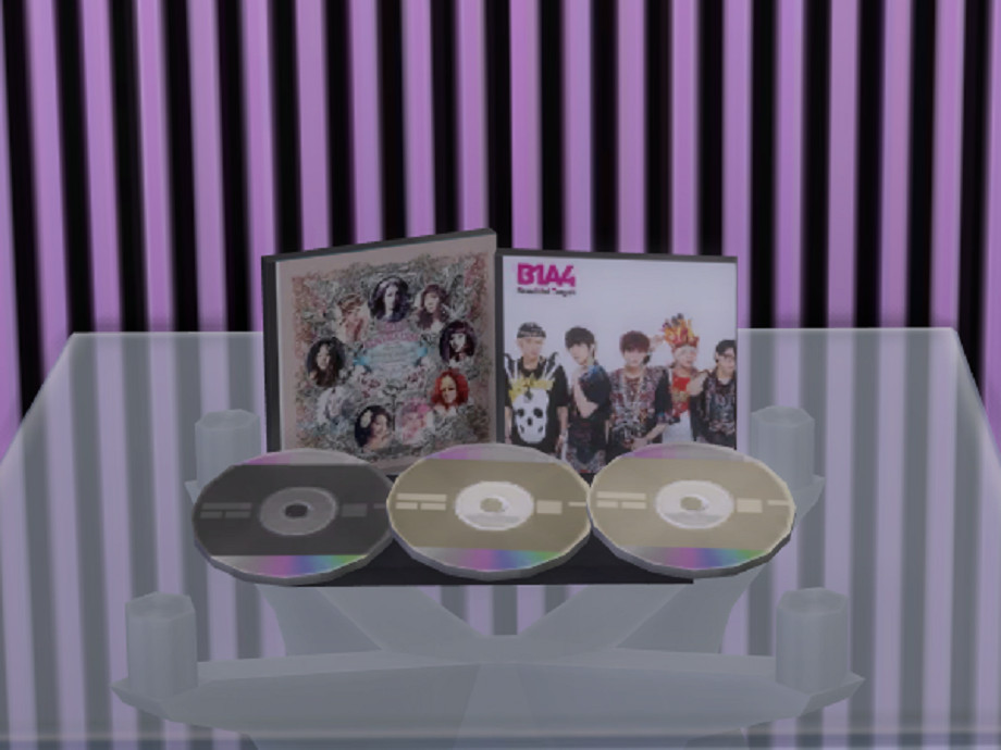 The Sims Resource | It's A K Pop Thing CD's Decor
