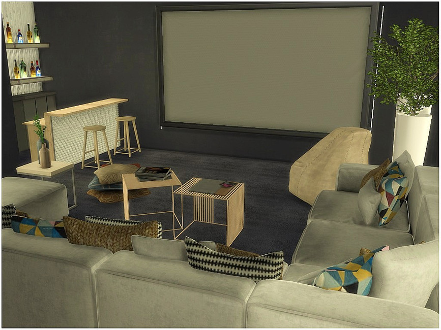 The Sims Resource - Home Cinema