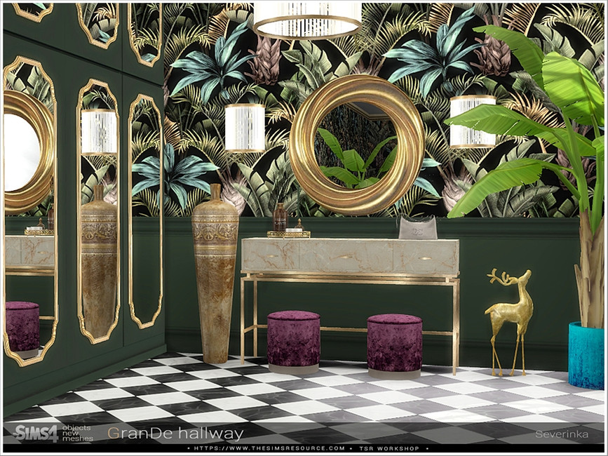 The Sims Resource - Grande hallway
