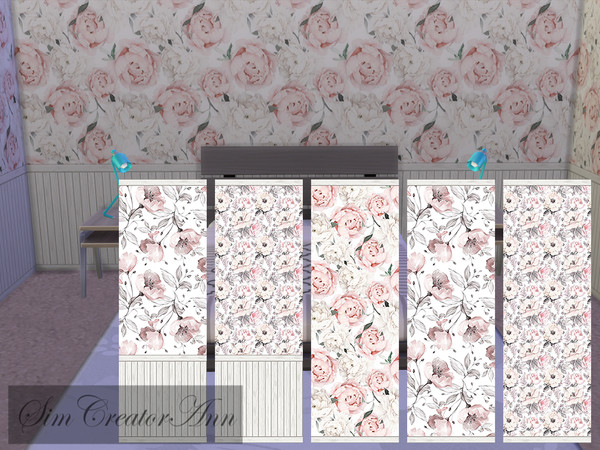 The Sims Resource | Beautiful Flowers Wallpaper