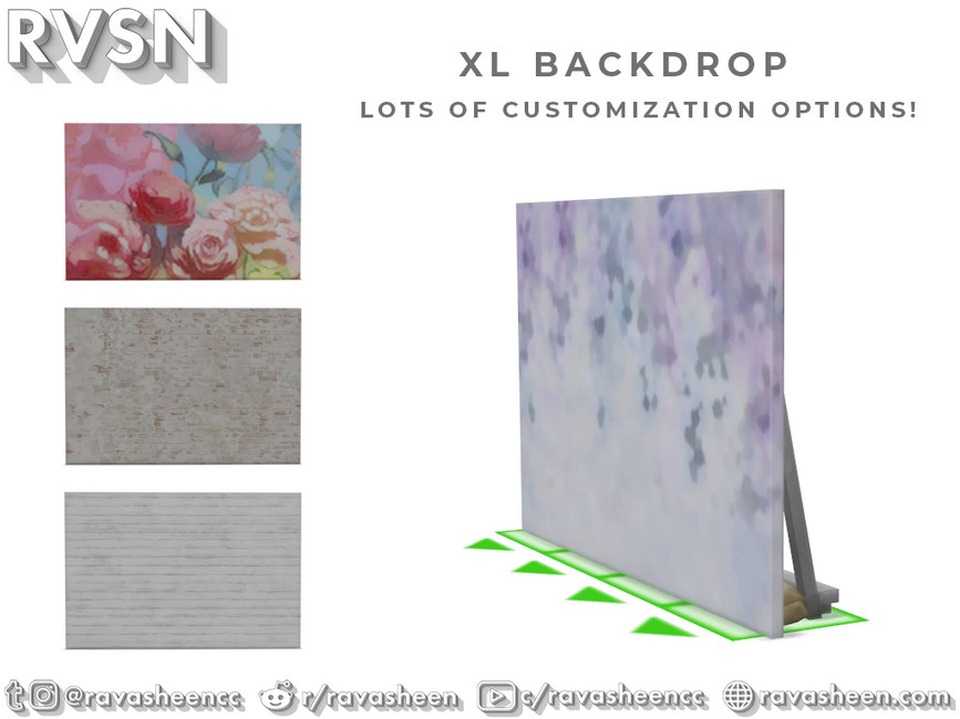The Sims Resource - XL Wedding Photo Backdrop