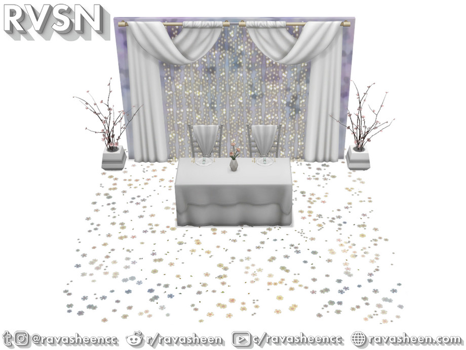 The Sims Resource | XL Wedding Photo Backdrop