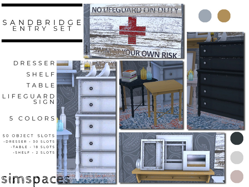 The Sims Resource - Sandbridge Entry Set